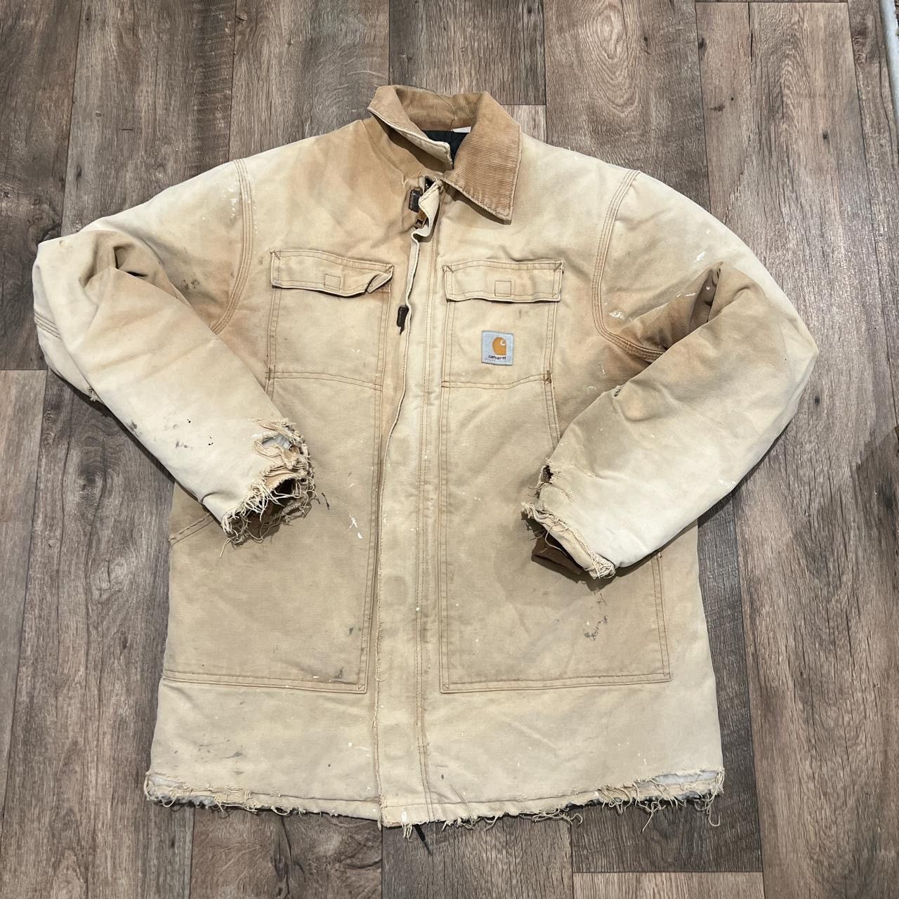 Carhartt × Streetwear × Vintage Carhartt Distressed Work Jacket | Grailed