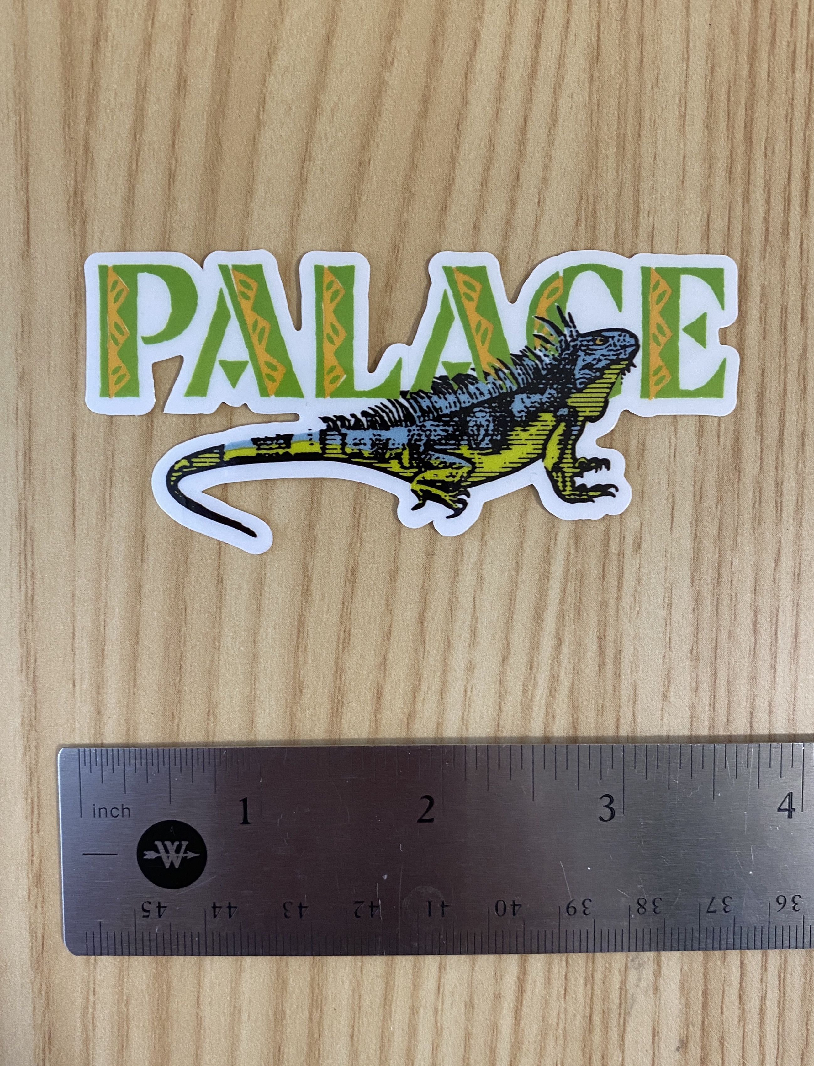Palace 1 Palace "Iguana" Lizard Sticker Spring 2023 | Grailed