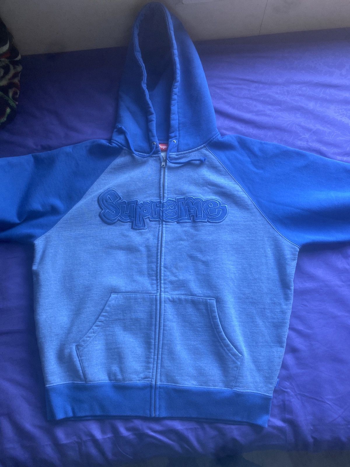 Skategang × Streetwear × Supreme Blue Supreme Zip Up Hoodie | Grailed