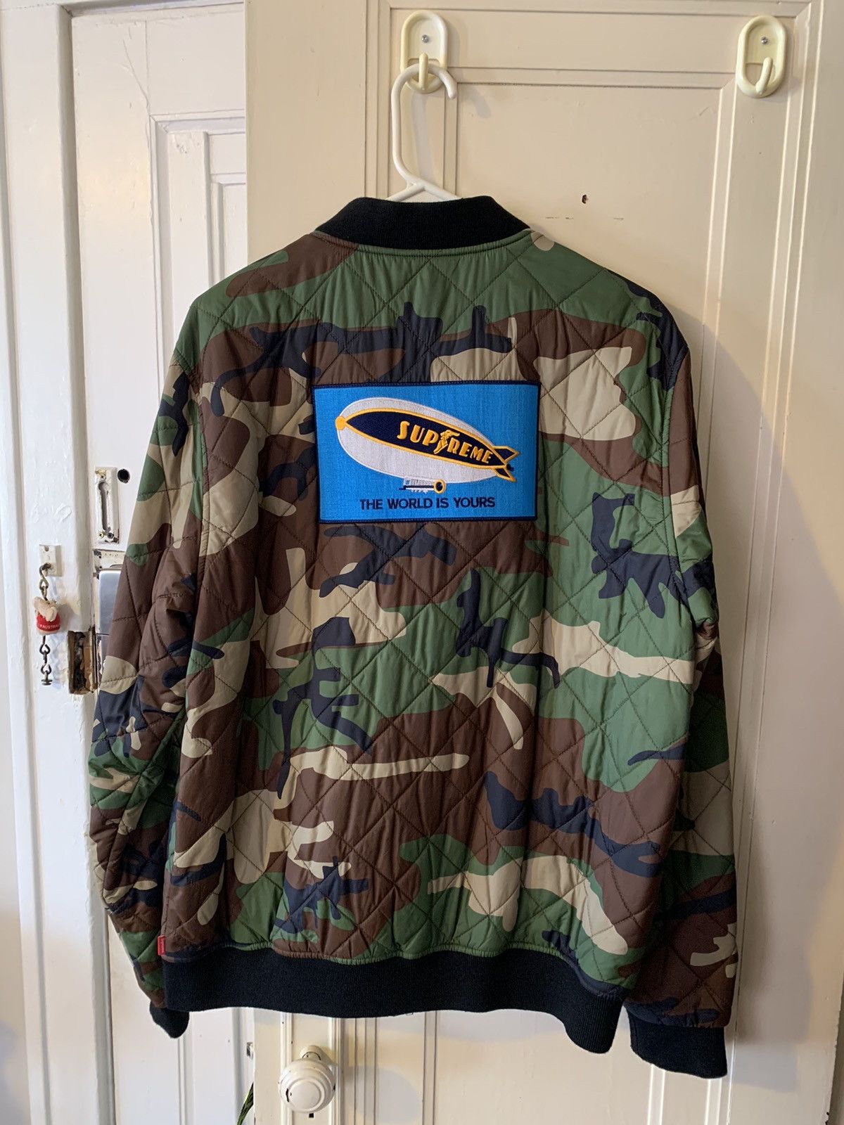 Supreme SS12 Blimp "The World is Yours" Goodyear Work Jacket | Grailed