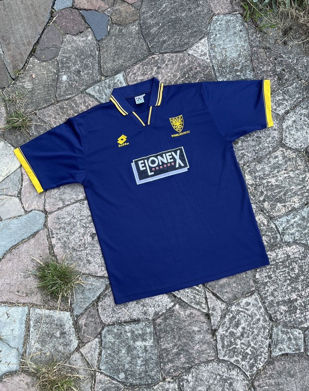 Lotto × Soccer Jersey × Vintage WIMBLEDON AFC 1996/97 LOTTO FOOTBALL ...