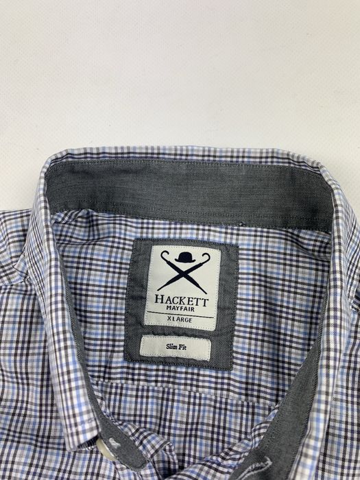 Hackett Hackett Mayfair men’s mini twill check long sleeve shirt | Grailed
