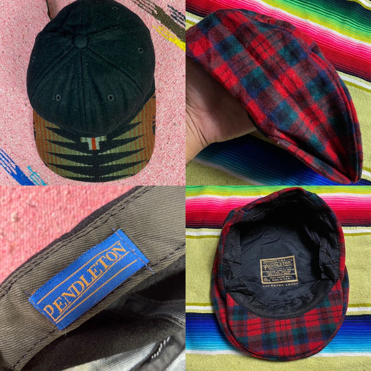 Vintage Vintage Pendleton Trucker Cap And Barreta Hat | Grailed