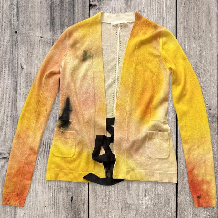 Designer JASON WU CASHMERE TIE DYE CARDIGAN | Grailed