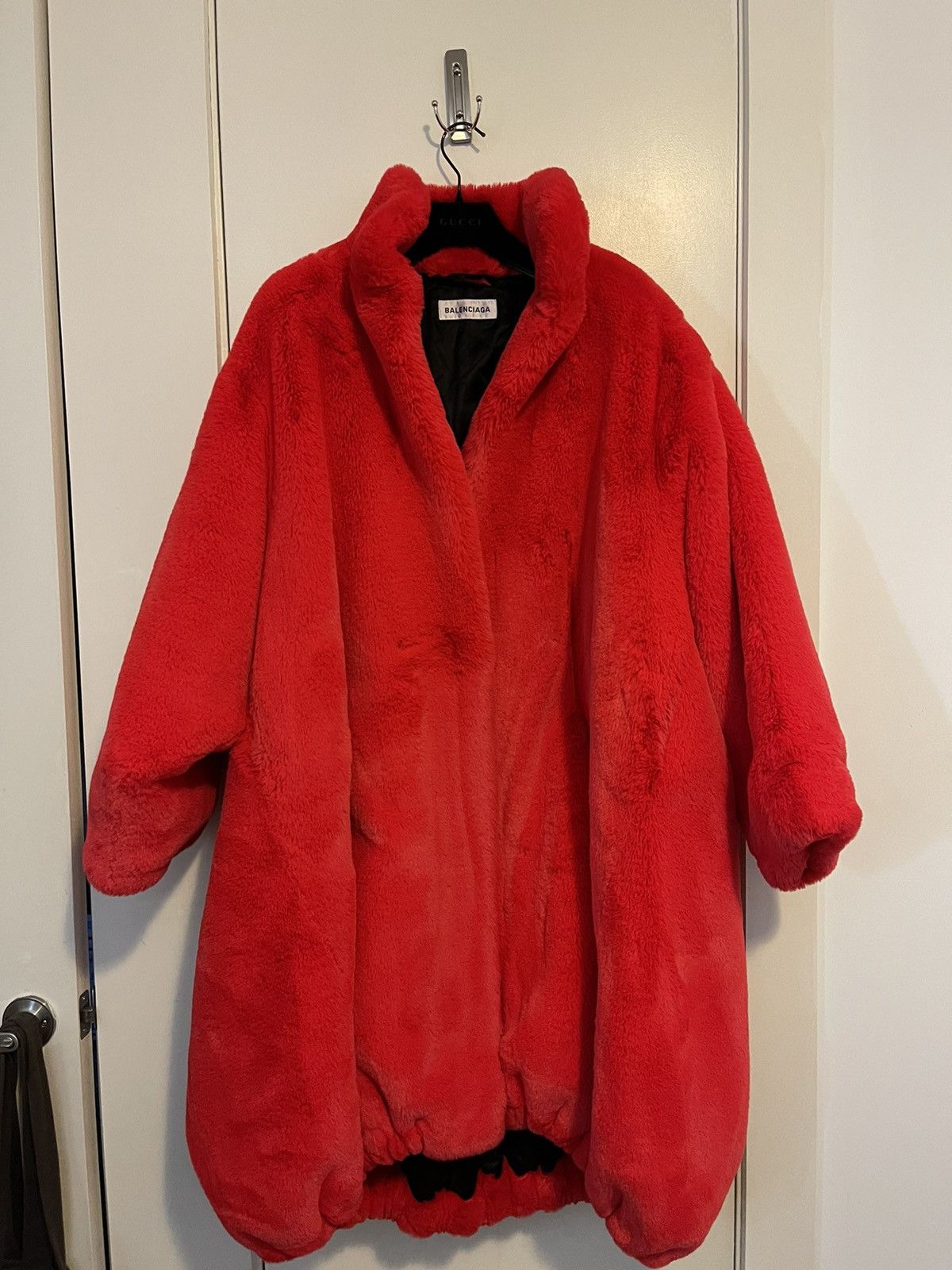 Balenciaga Balenciaga AW18 faux fur opera coat (8th layer for 7 layer) | Grailed