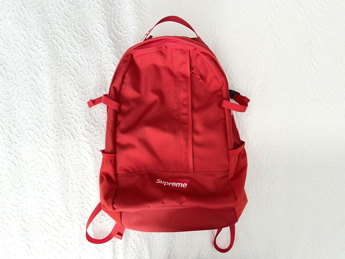 Supreme SS18 Backpack - Red | Grailed
