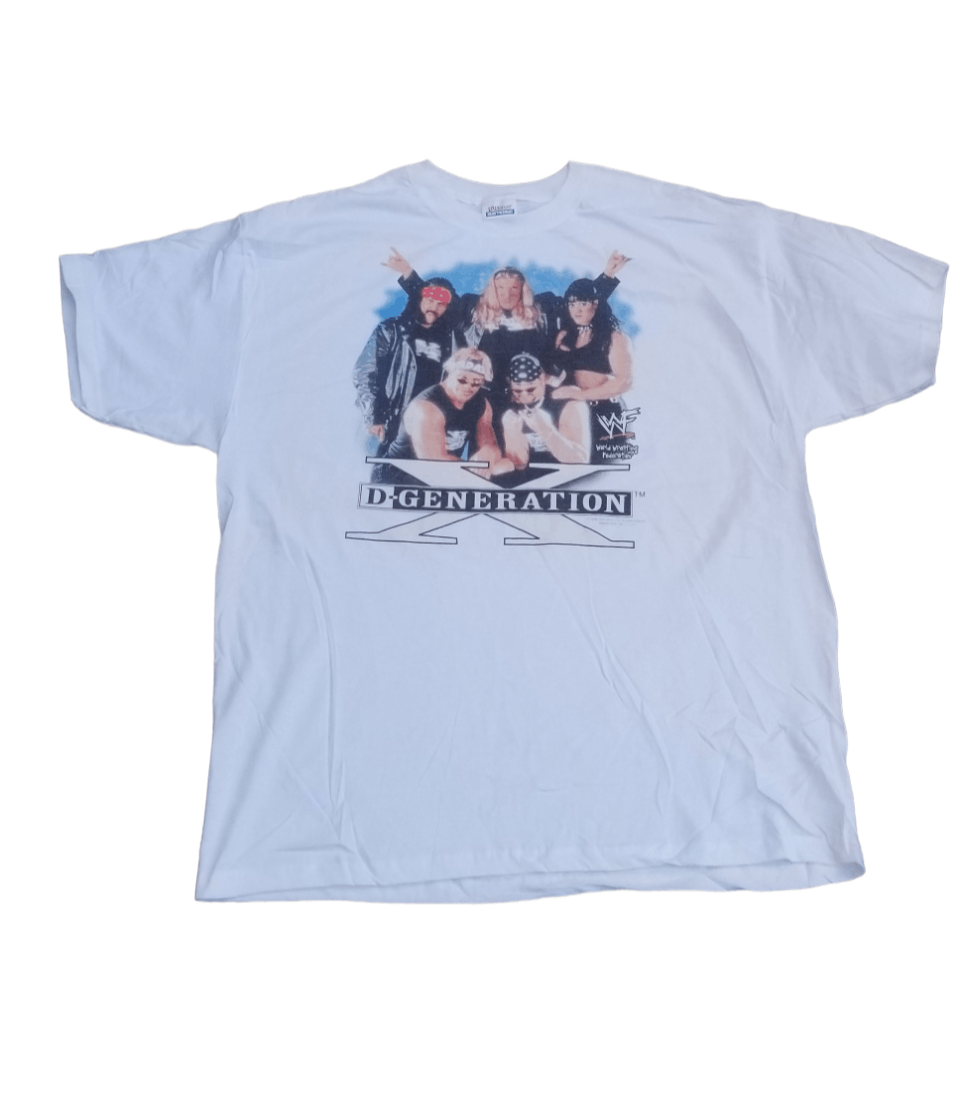 Vintage × WWF vintage wwf dx generation group photo t shirt | Grailed