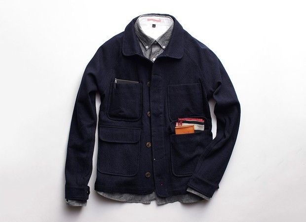 Apolis Indigo Wool Chore Coat | Grailed