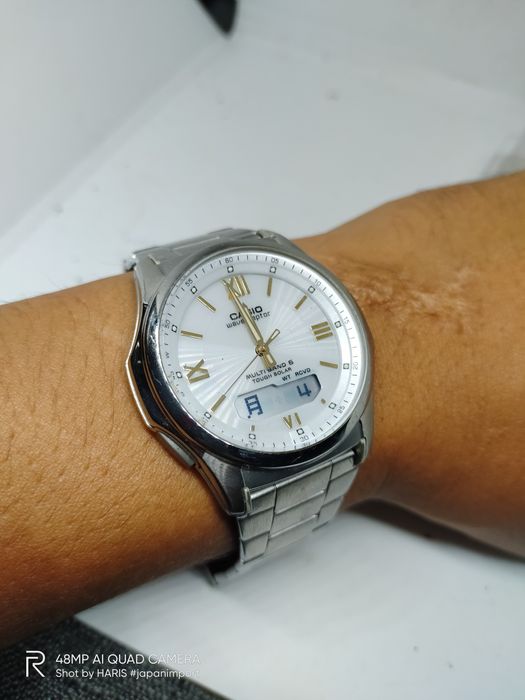 Vintage RETRO CASIO ANALOG DIGITAL (TOUGH SOLAR) WORLD TIME | Grailed