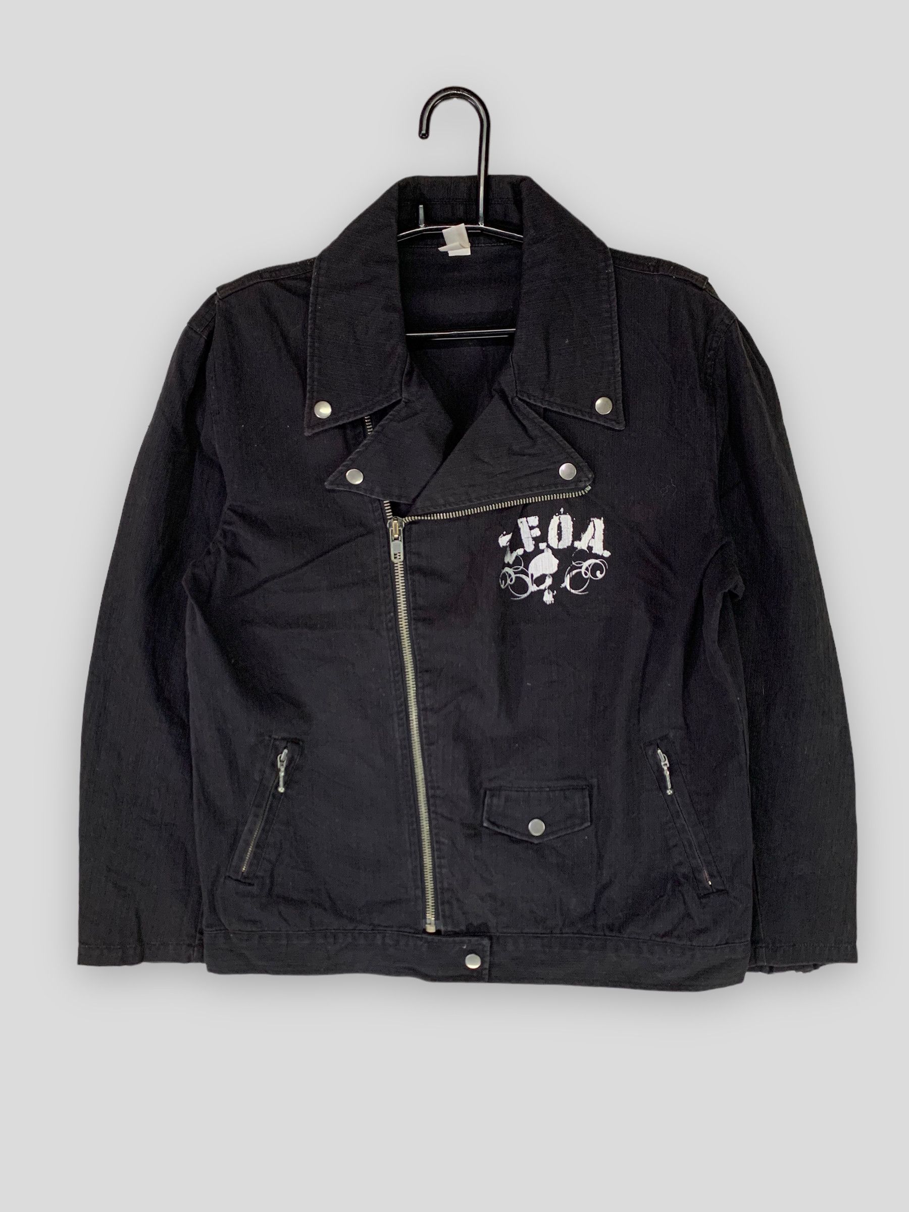 Designer The front of armament TFOA biker jacket | Grailed
