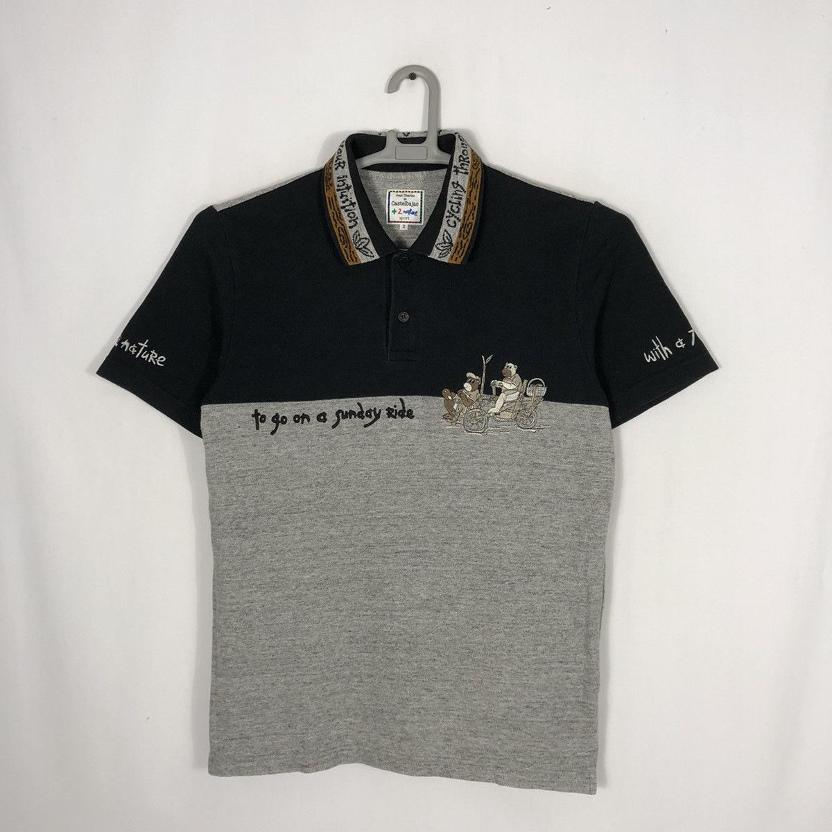 Vintage 🔥Rare🔥Jean Charles De Castelbajac Art Work Polo Shirts | Grailed Vintage 🔥Rare🔥Jean Charles De Castelbajac Art Work Polo Shirts | Grailed