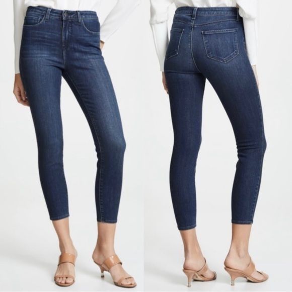 L'Agence L’AGENCE | Margot High Rise Skinny Cropped Jeans in ‘Wilder ...