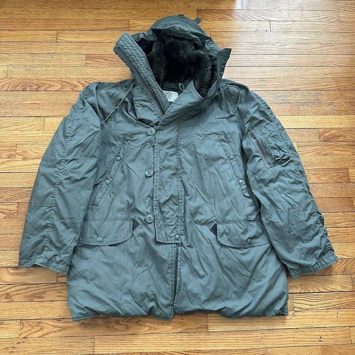 Vintage Vintage 80s Cold Weather N-3B US Army Military Parka Jacket ...