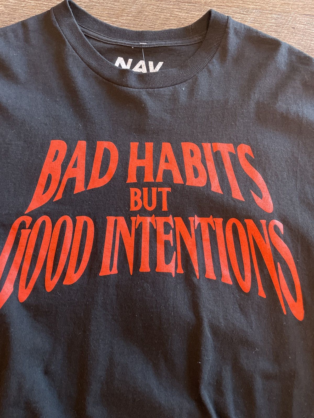 Vlone Vlone Nav collab t shirt | Grailed