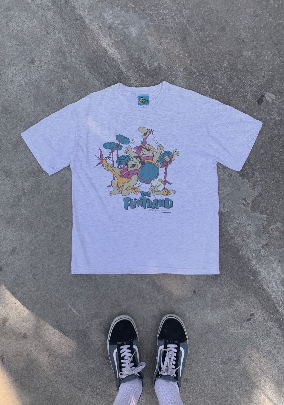 Vintage Vintage 1993s The Flintstones the flint band T-shirt tee | Grailed