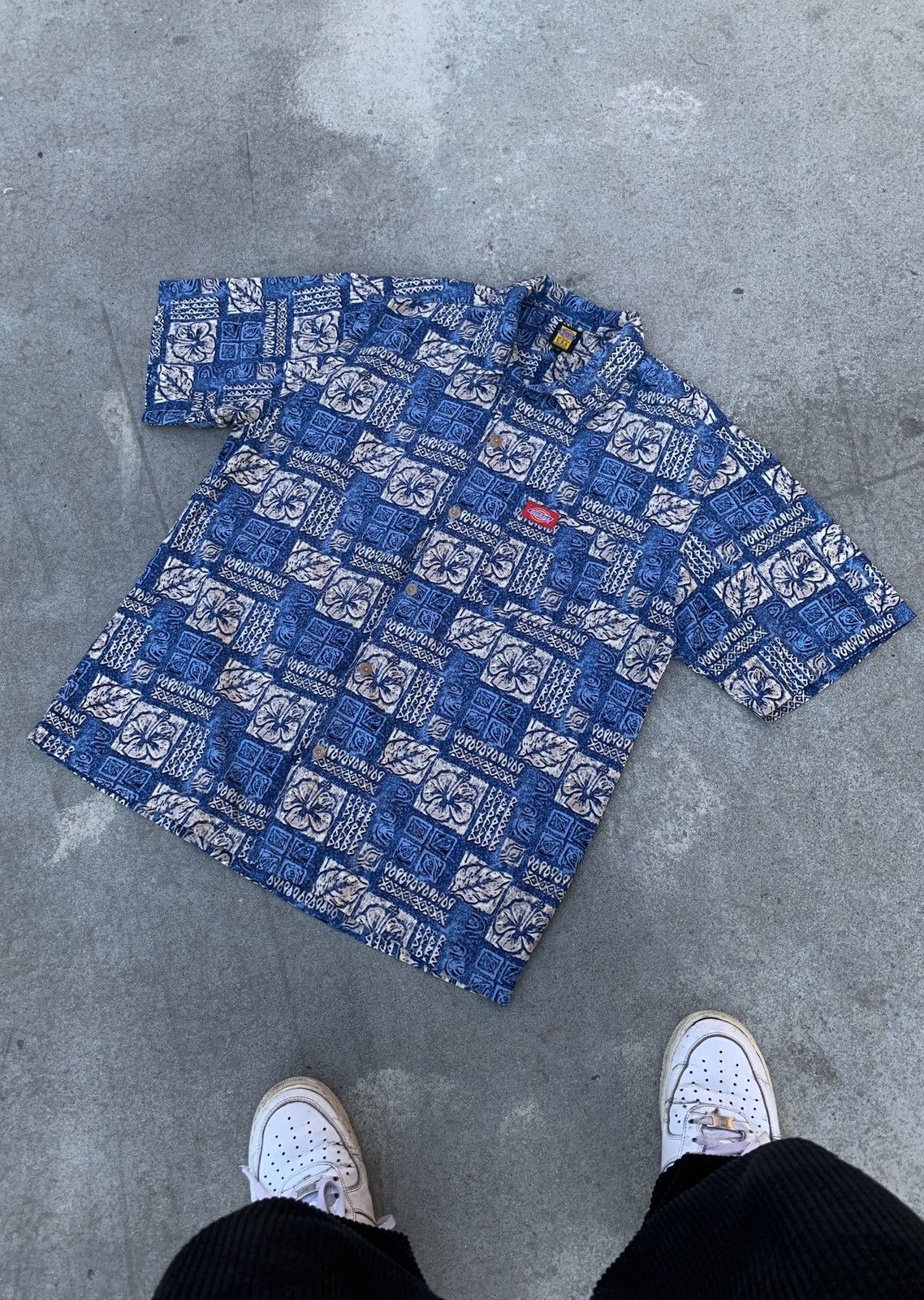 Vintage Vintage Dickies shirt Hawaiian art | Grailed