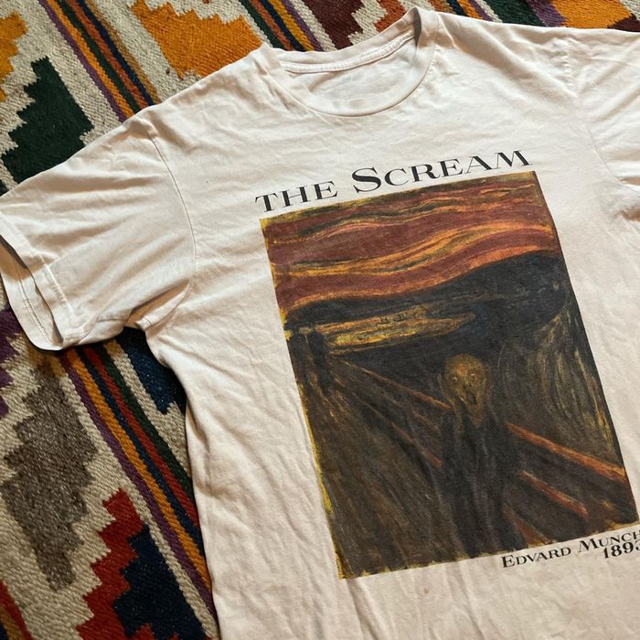 Vintage Vintage Edvard Munch The Scream Art Tee T-Shirt | Grailed