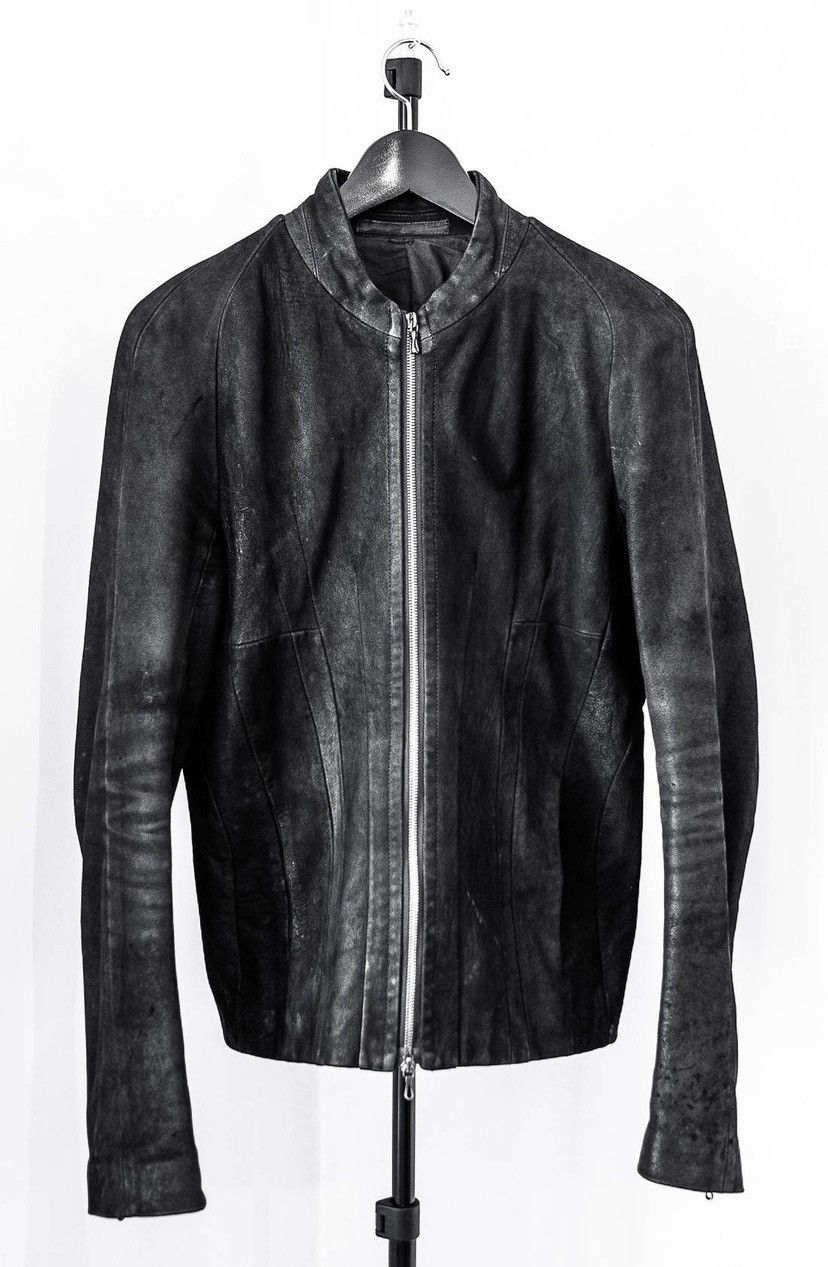 Julius Julius AW09 “Protection_ism” Lamb Nubuck Leather Jacket | Grailed