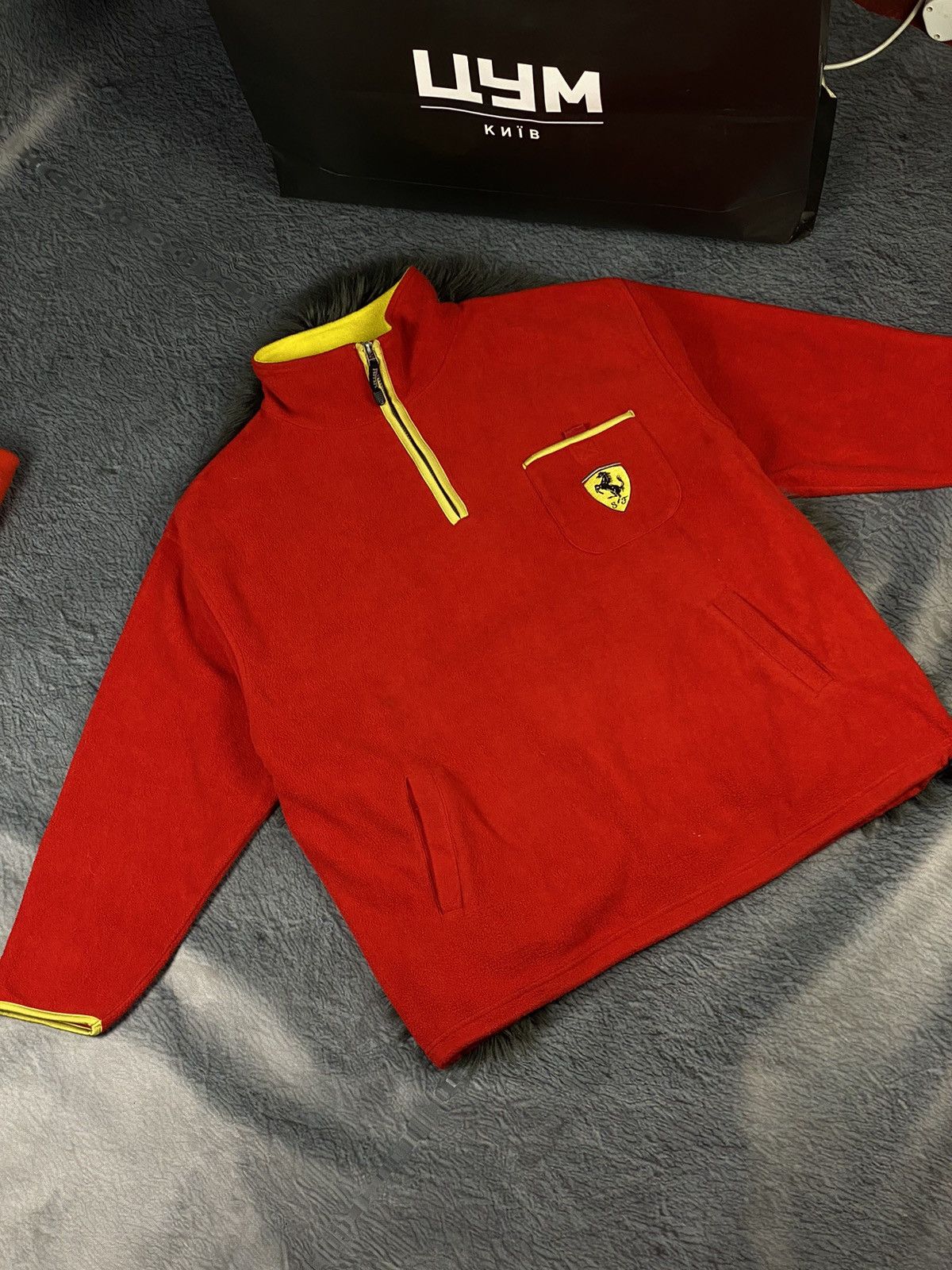Yamaha Vintage Ferrari fleece Racing F1 90s | Grailed