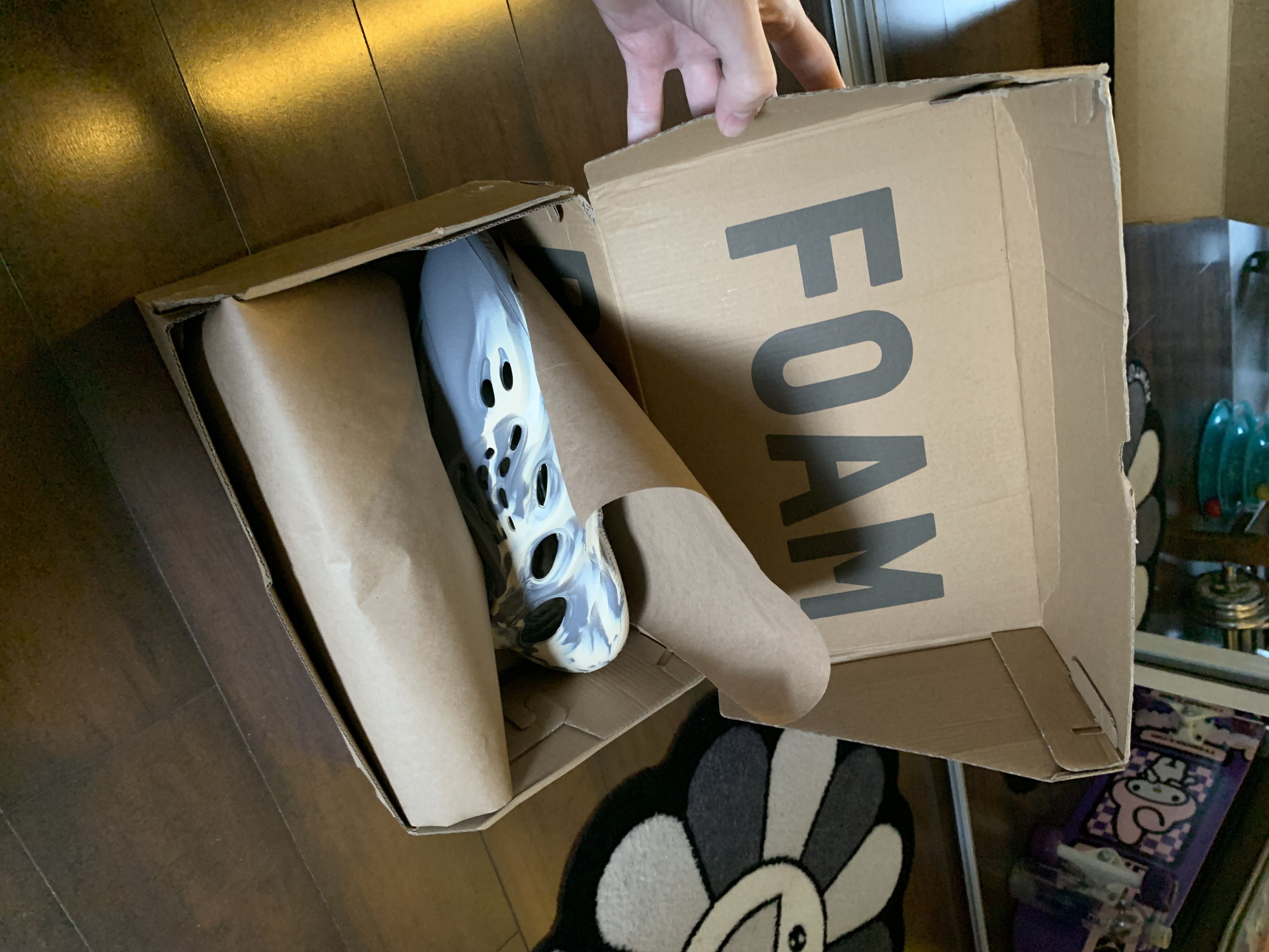 Adidas Yeezy Foam Runner - MX Moon Grey | Grailed