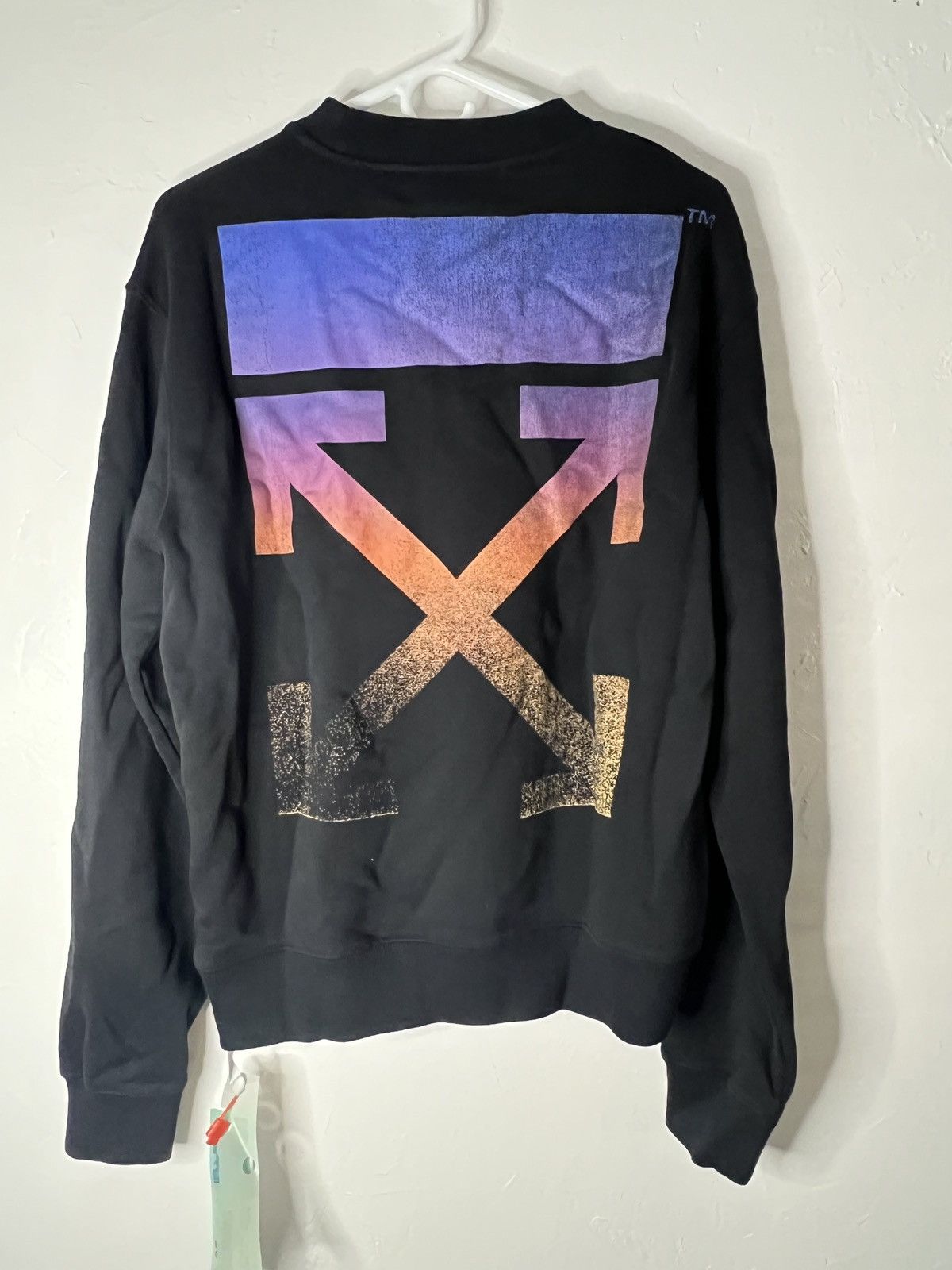 Off-White Off white degrade arrow sweater | Grailed