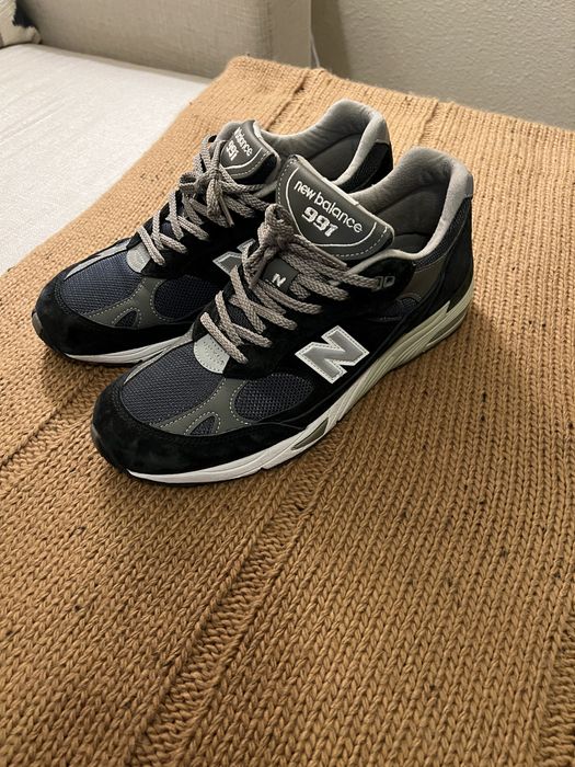 New Balance $225 NEW BALANCE 991 MADE IN UK ENGLAND NAVY BLUE 9.5 MENS ...