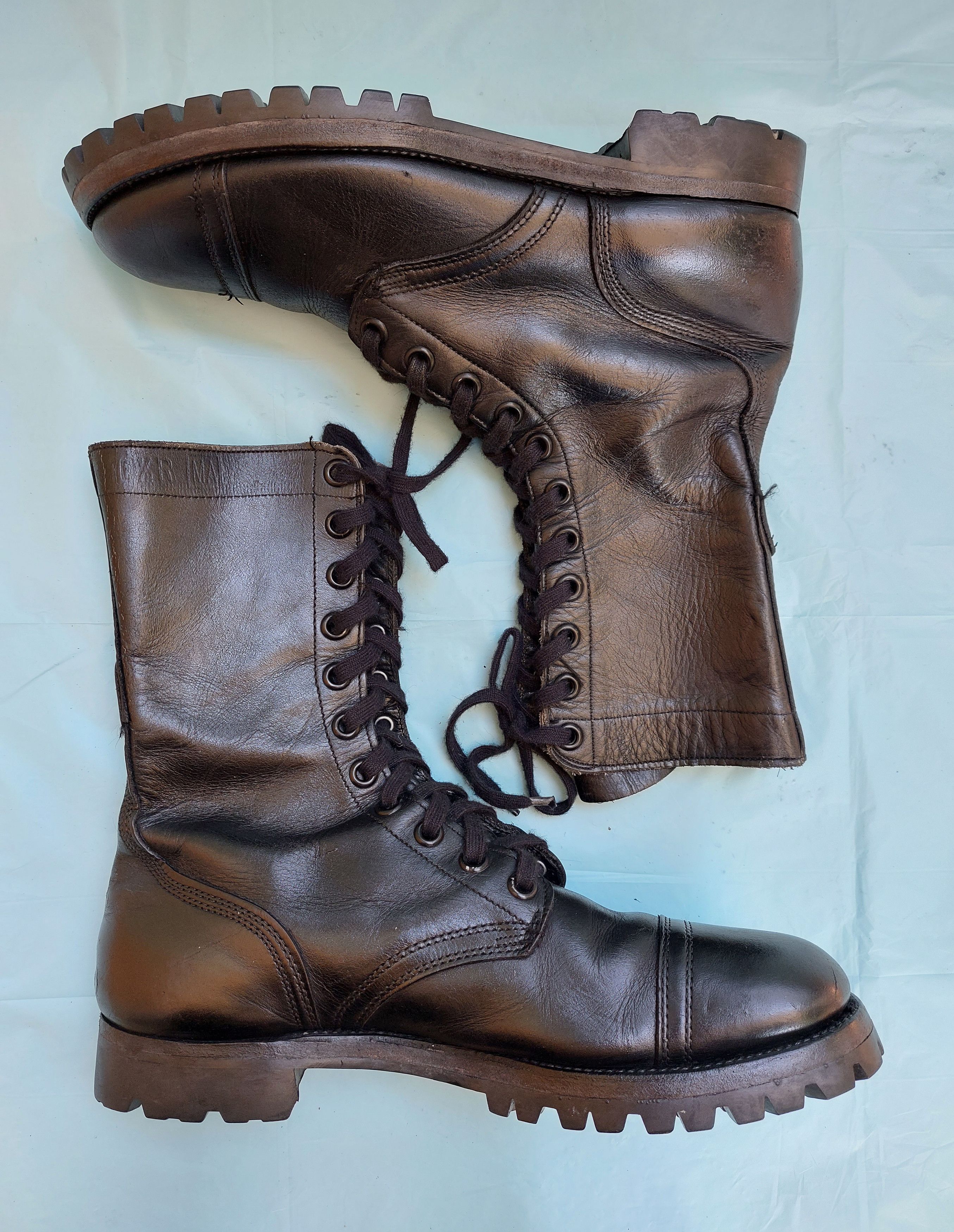 Military × Vibram × Vintage Vtg military combat/paratroopers derby ...