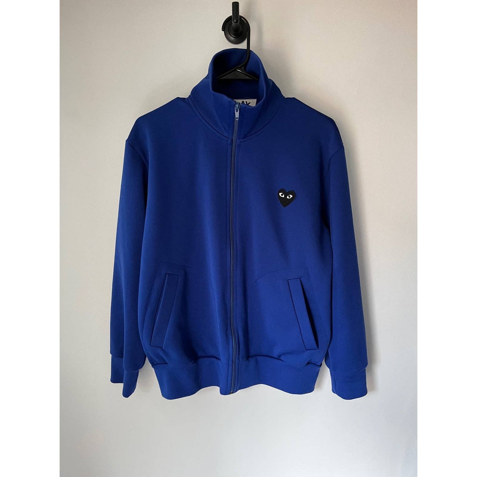Comme des Garcons Comme Des Garcons blue track jacket, size medium ...