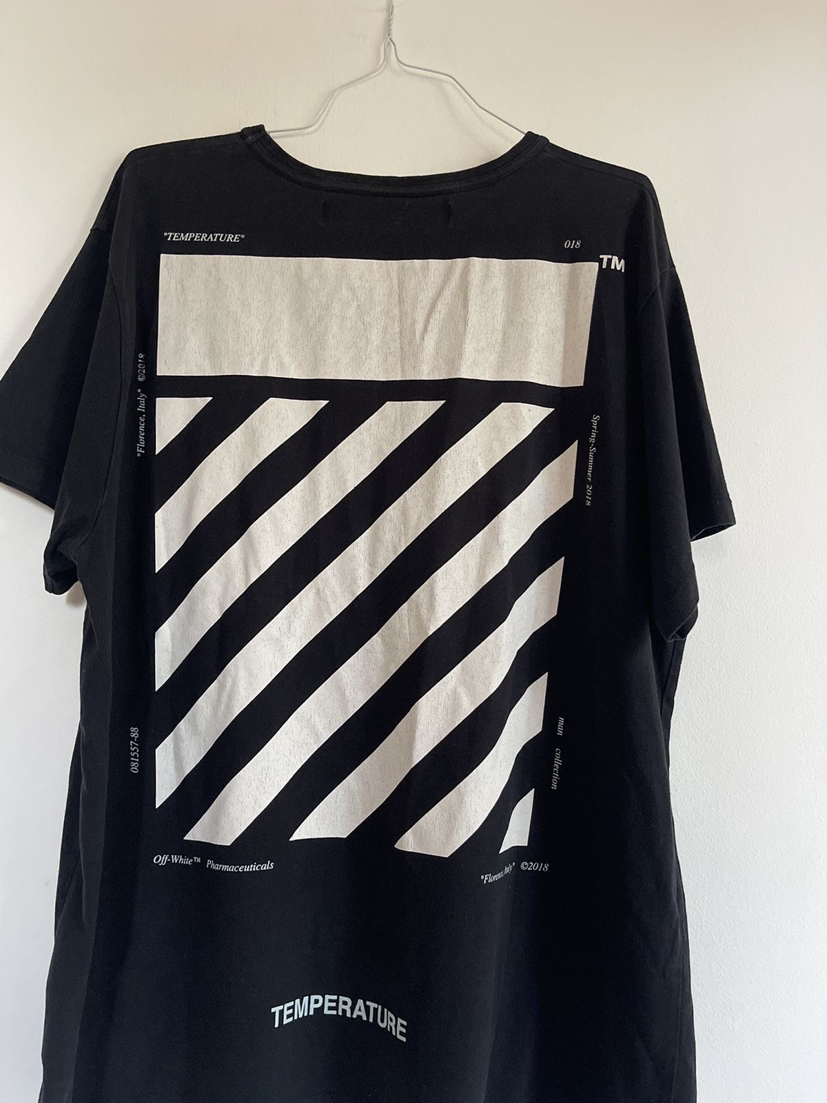 Off-White Off white temperature TEE | Grailed