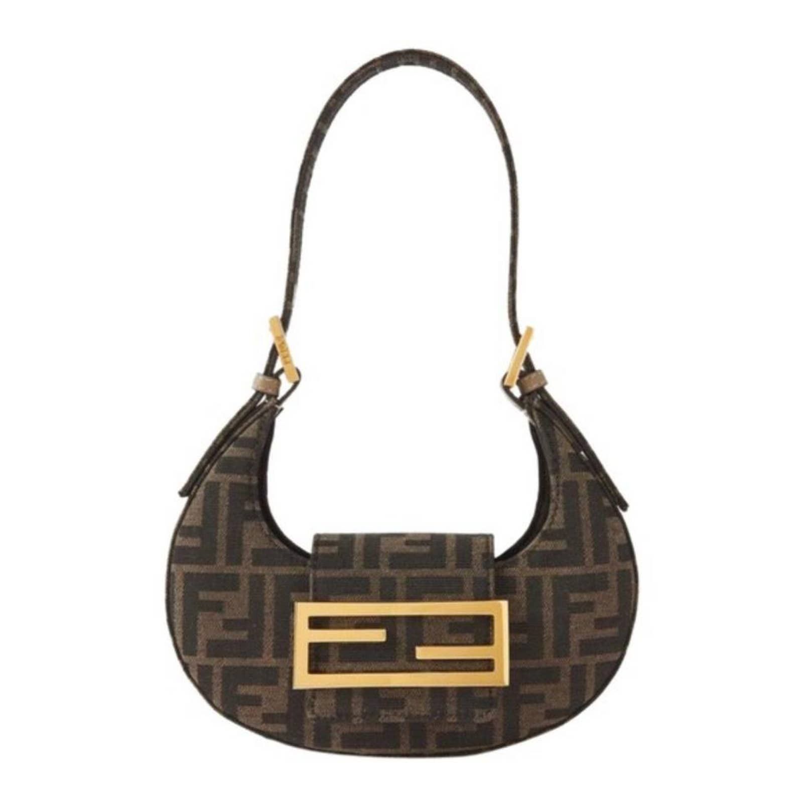 Fendi Fendi Cookie FF Logo Croissant Mini Bag | Grailed