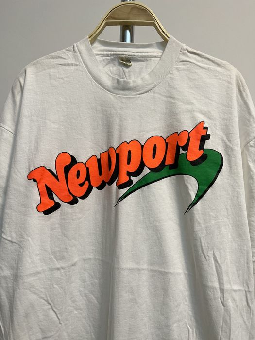 Vintage Vintage 90s Newport Cigarette Logo T Shirt | Grailed