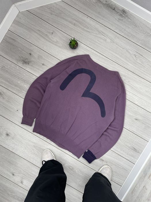 Evisu Evisu Cardigan Big Logo Button Up | Grailed
