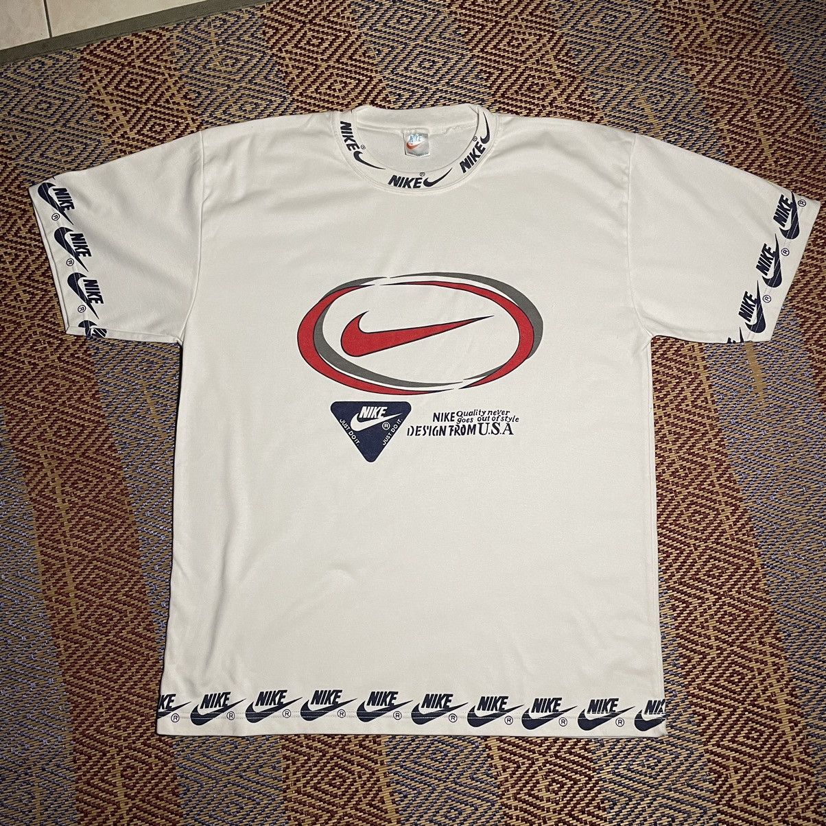 Nike Very rare vintage nike bootleg tshirt | Grailed