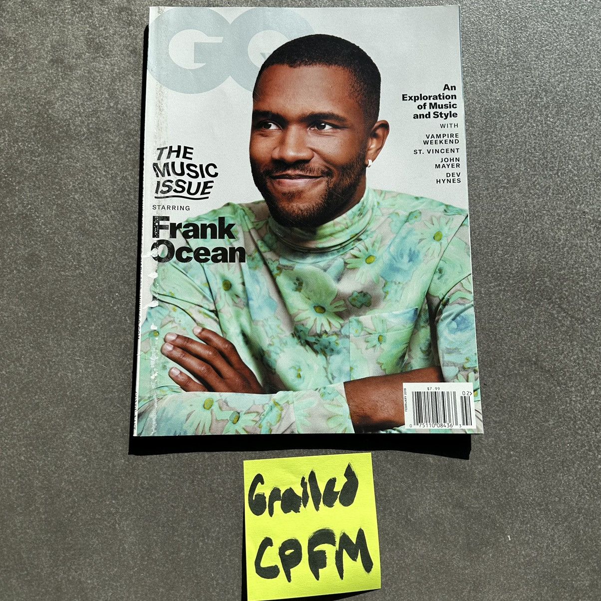 Frank Ocean GQ Magazine Frank Ocean Cover | Grailed