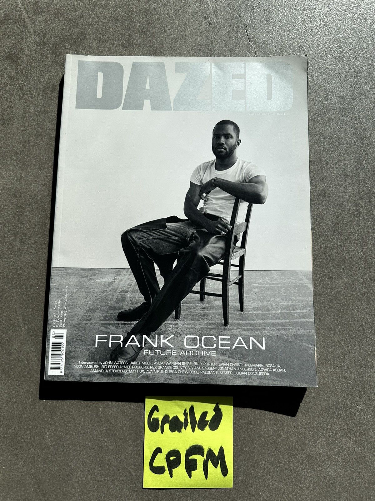 Frank Ocean Dazed Magazine Frank Ocean Issue | Grailed