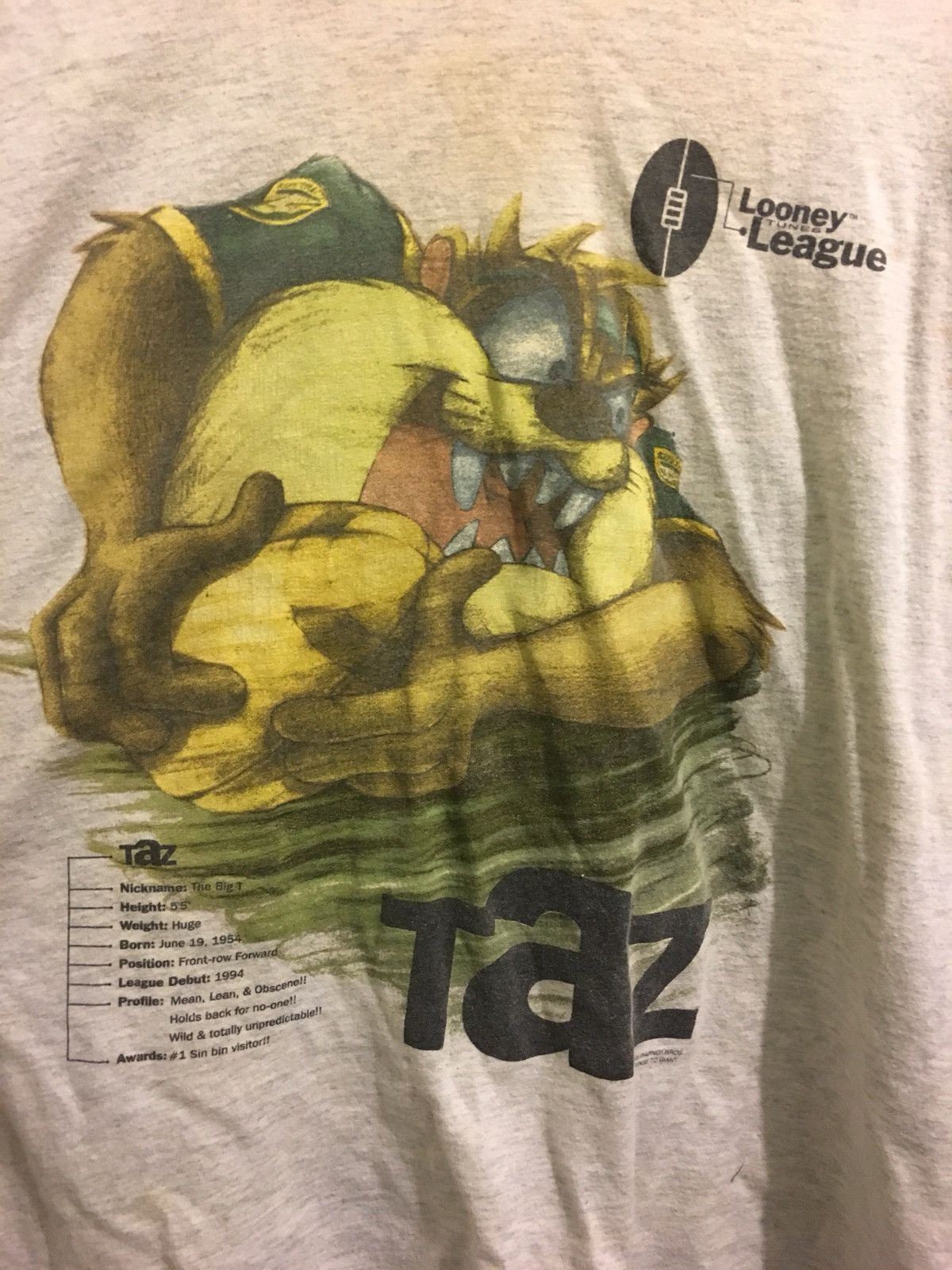 Streetwear × Vintage Rare Looney Tunes Taz tee | Grailed