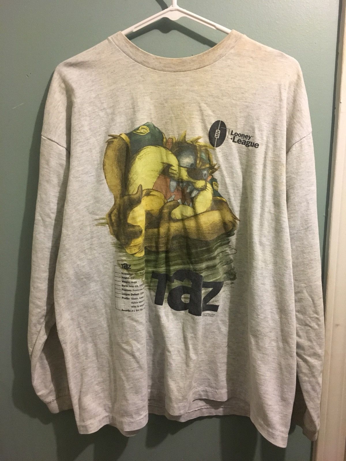 Streetwear × Vintage Rare Looney Tunes Taz tee | Grailed