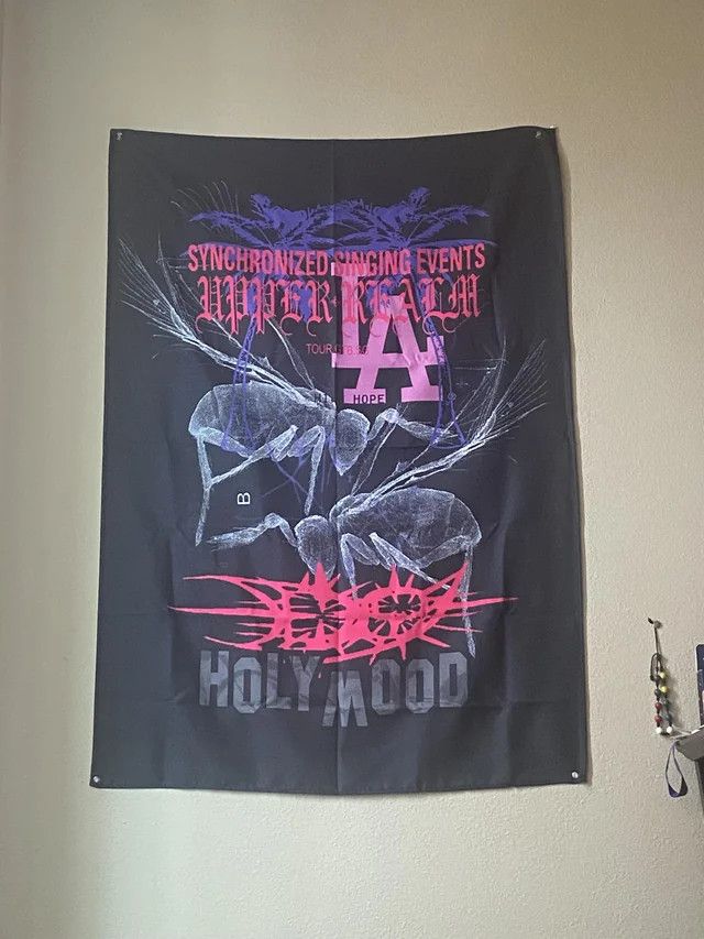 Drain Gang Holymood LA Pop-Up Flag | Grailed