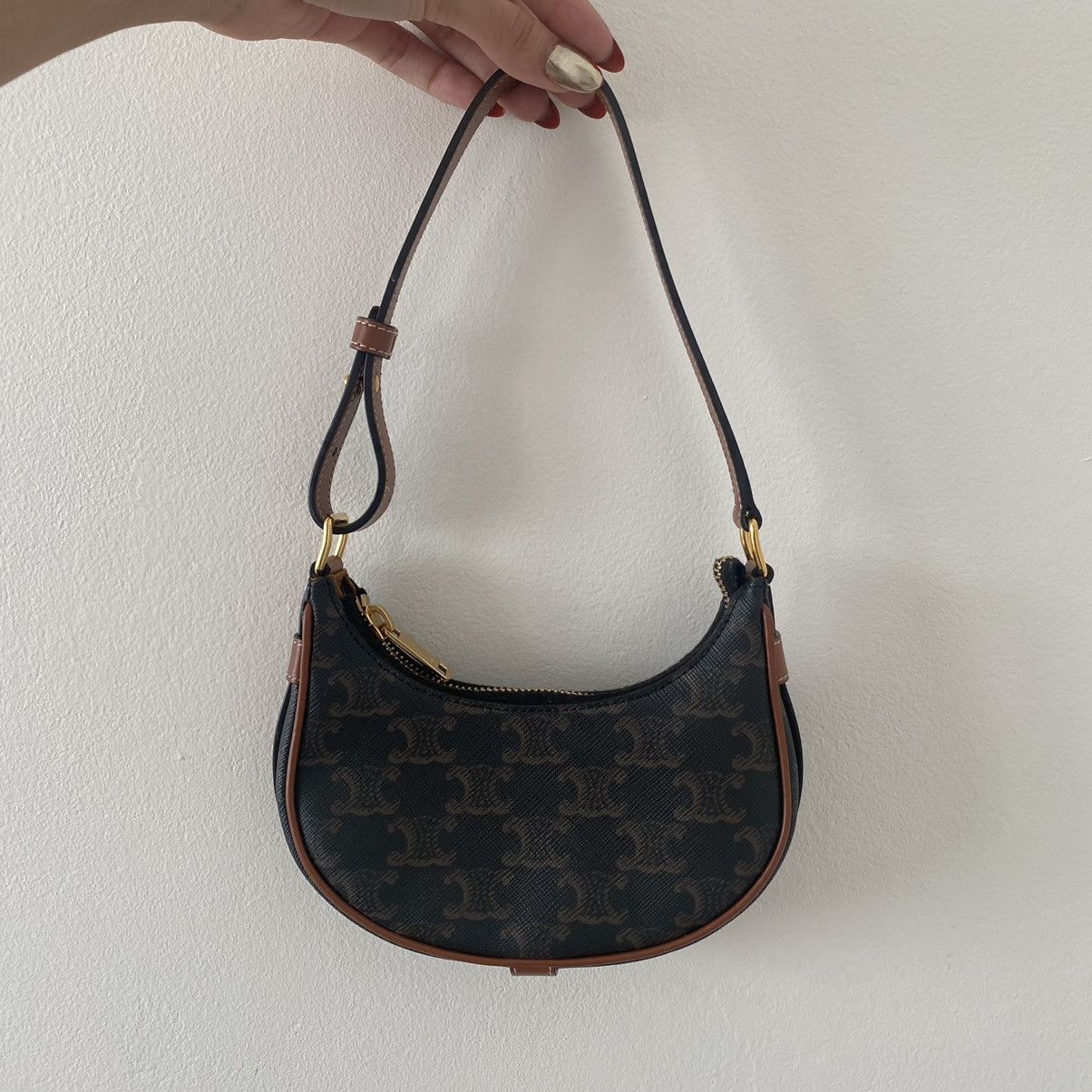 Celine Celine mini ava in triomphe canvas | Grailed