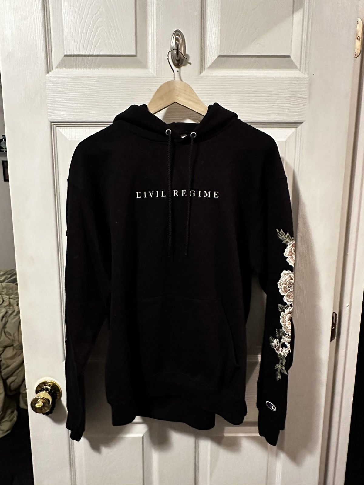 Civil Regime Civil regime x champion rose hoodie | Grailed