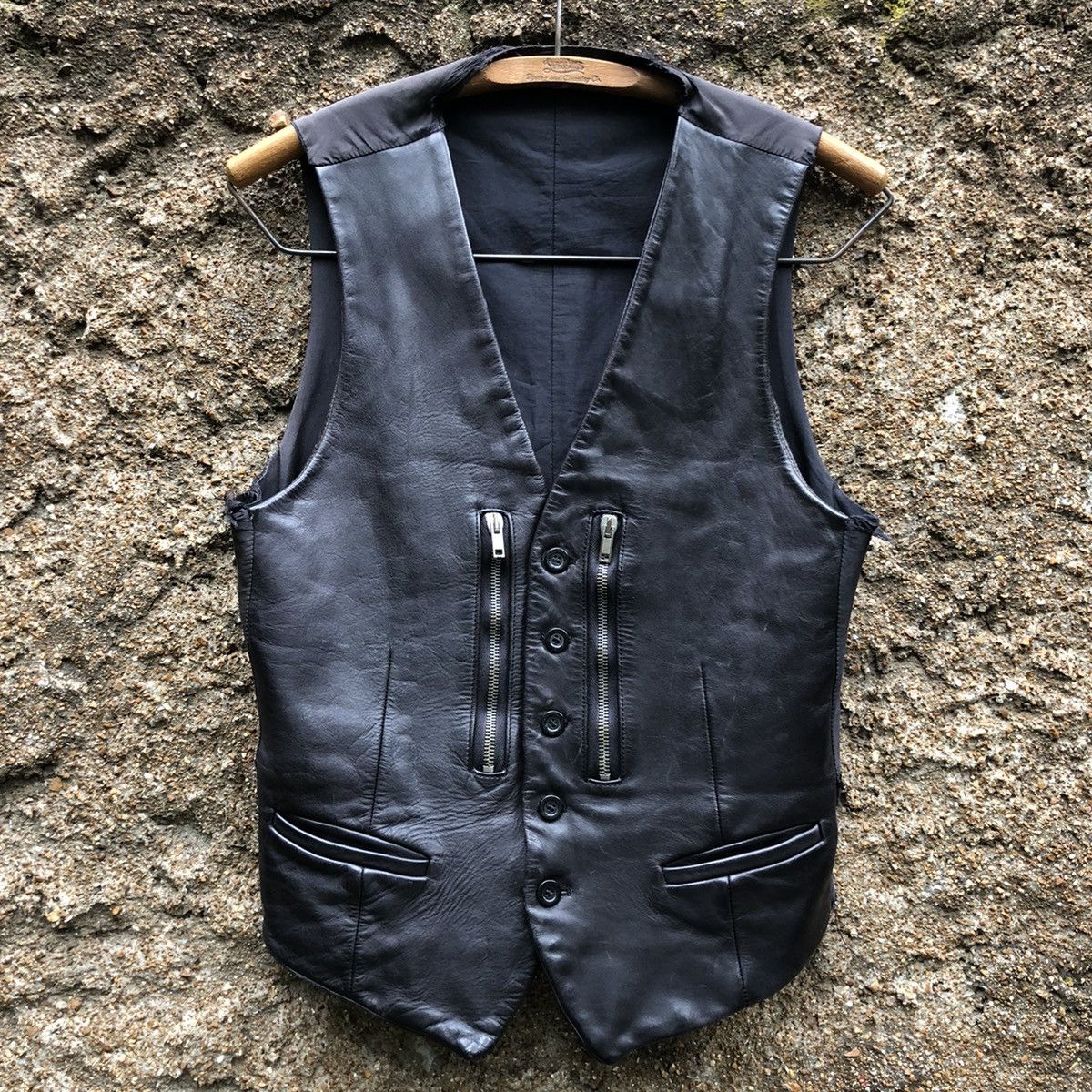 Rick Owens Rick Owens Calf Leather Vest | Grailed