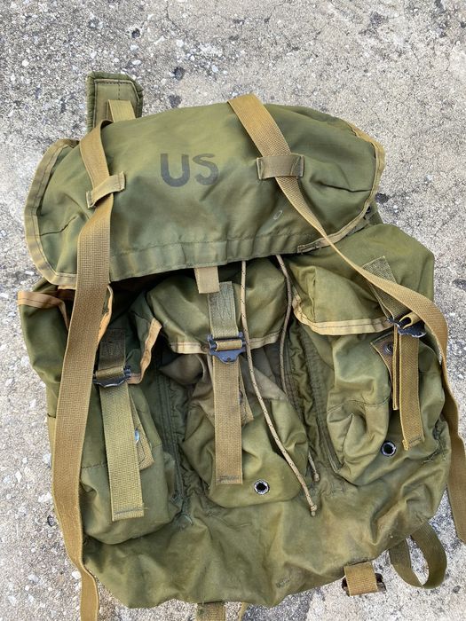 Vintage 1977 US Military Nylon Field Pack Cargo Backpack | Grailed