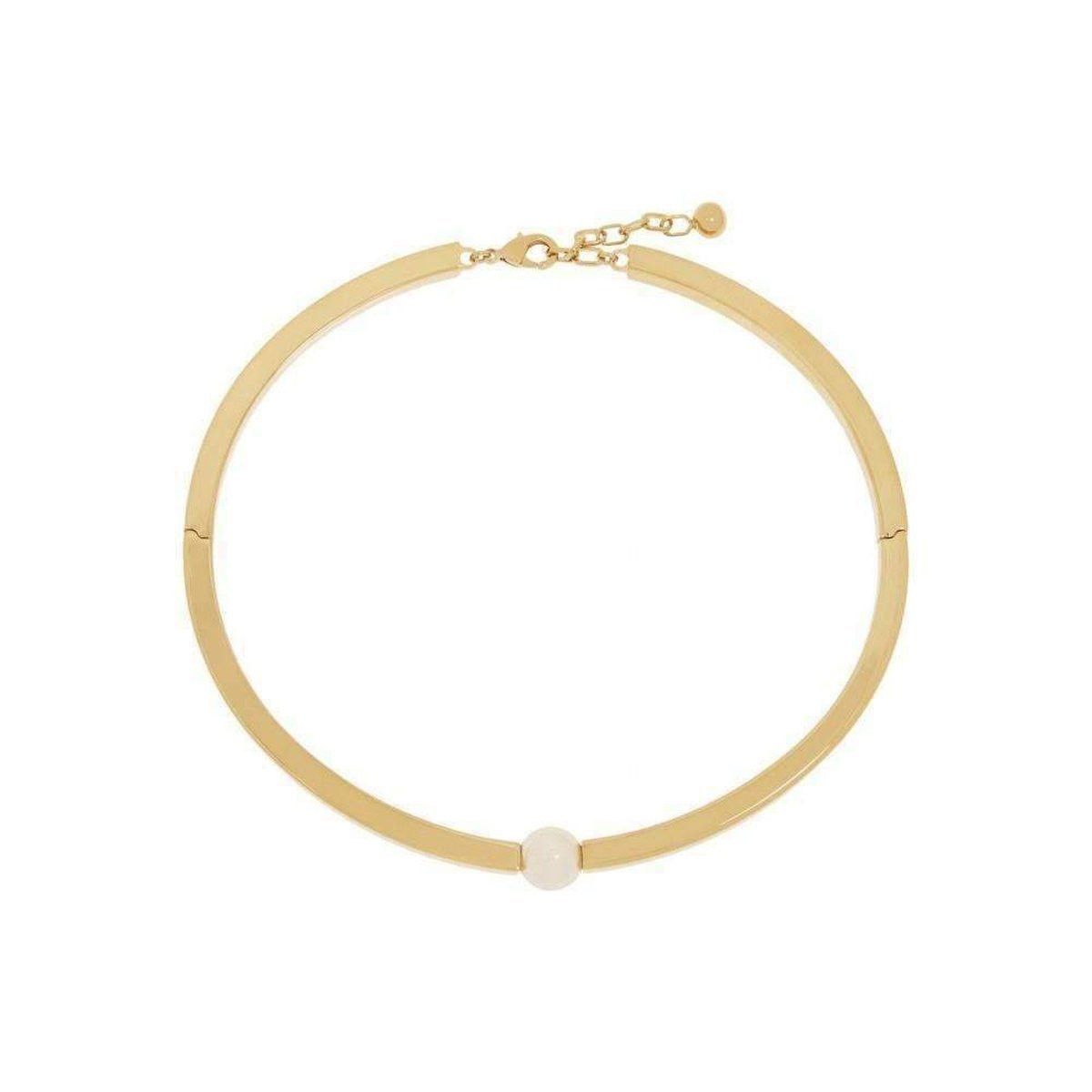 Chloe Darcey Inset Swarovski Pearl Chunky Torque Necklace | Grailed