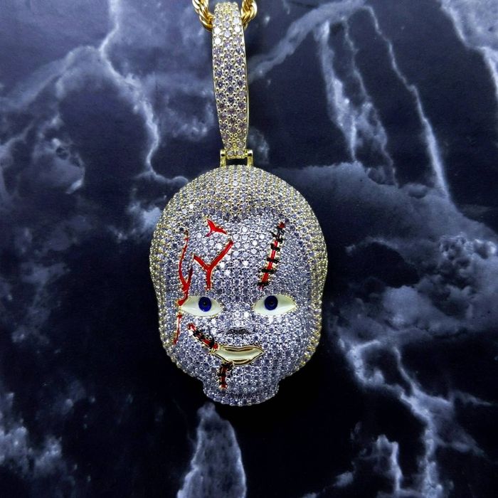 Custom 24"Rope Chain + 14K Gold Finish Chucky | Grailed