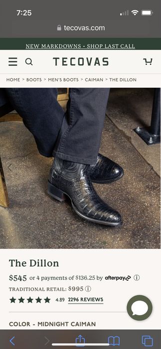 Tecovas Tecovas Caiman Cowboy Boots | Grailed