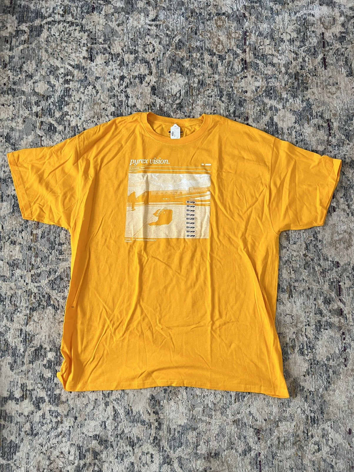 Pyrex Vision Virgil Abloh X Denim Tears Pyrex Vision Tee Sz XXL | Grailed