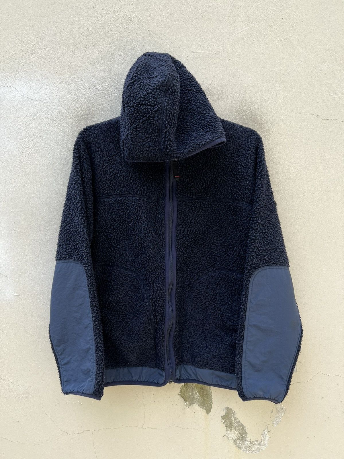 Japanese Brand GRIP SWANY Japan Two Tones Fleece Hoodie Sweater | Grailed