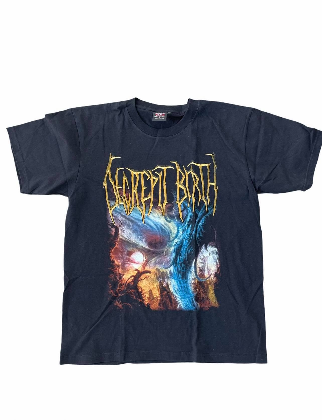 Band Tees × Streetwear × Vintage Decrepit Birth Death Metal Horror Band ...