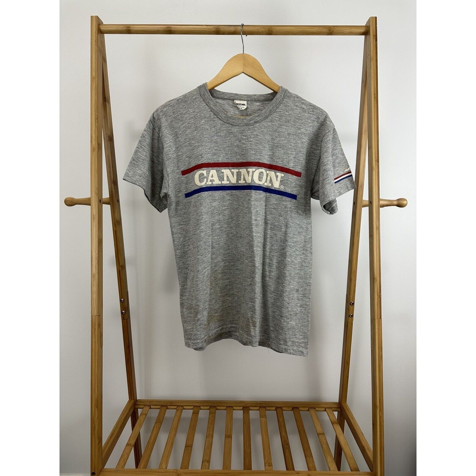 Vintage VTG 80s Cannon Gun Artillery Canon BL Camera Thin T-Shirt L ...