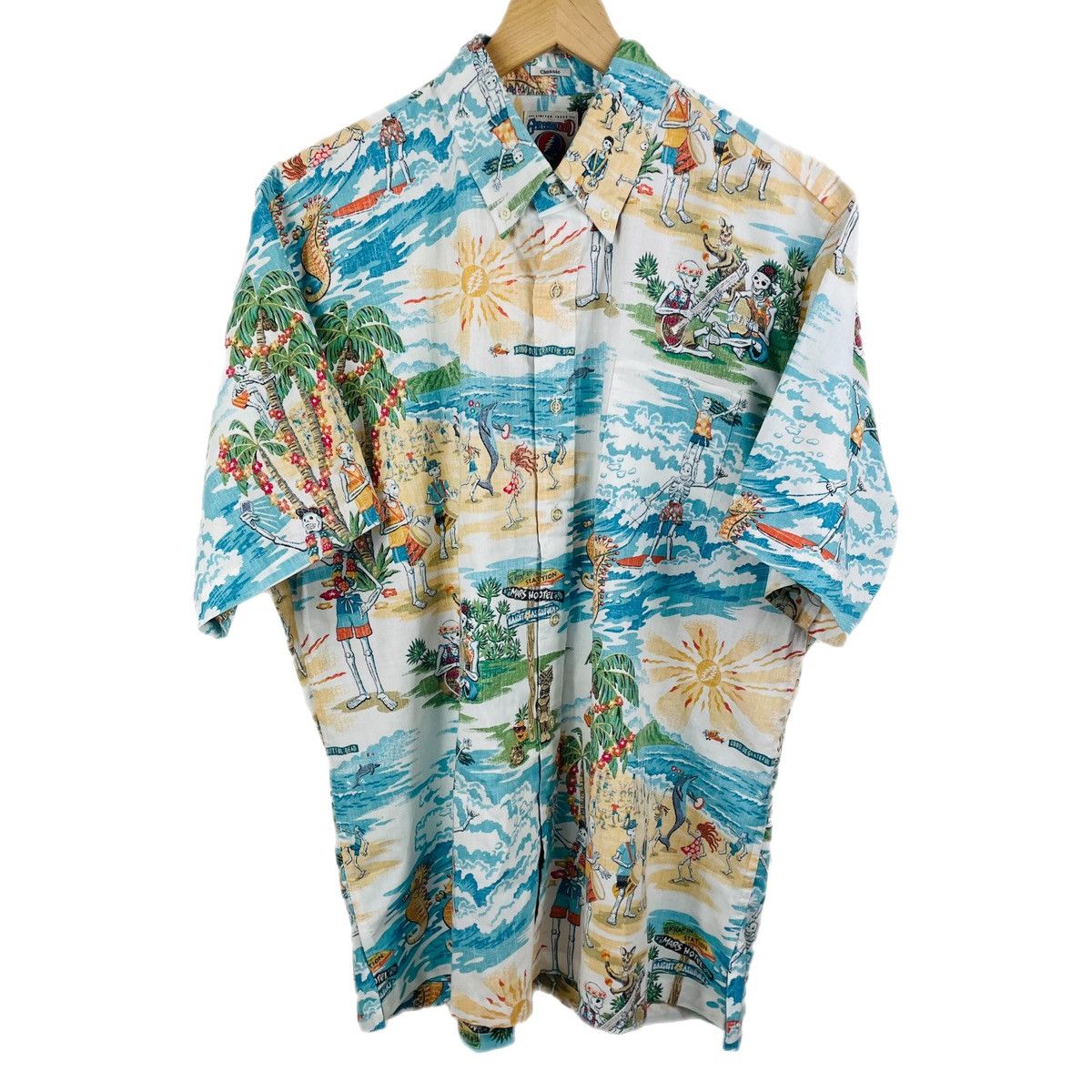 Reyn Spooner Reyn Spooner Grateful Dead Beach Party Hawaiian Shirt ...